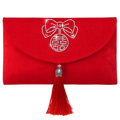 结婚专用大红包喜庆万元婚庆敬茶改口费利是封婚礼布艺红布袋订婚