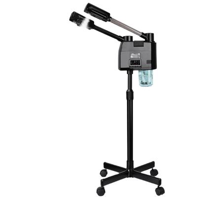 新款黑色双管冷热喷雾机美容院可调节蒸脸仪面部喷雾补水仪器