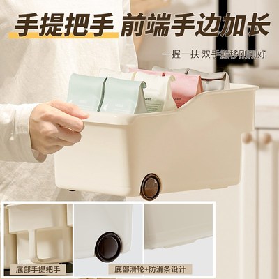 厨房高柜吊柜收纳m盒带把手收纳盒高位杂物厨房分类储物