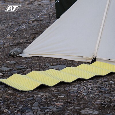 AT防潮垫蛋巢垫子单人超t轻户外露营帐篷睡垫加厚折叠垫子便携坐