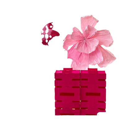 婚厅礼布置装客拍照结婚背景拉墙婚房饰套装IIH喜庆婚庆花折纸