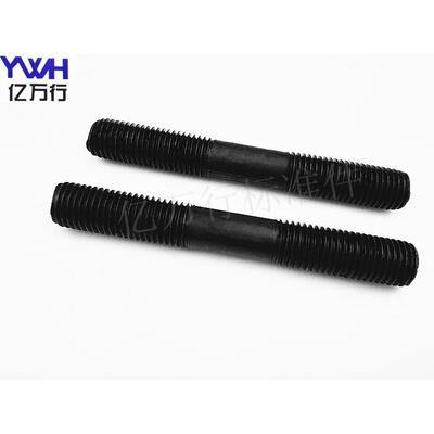 GB901发黑 双头螺丝/双头螺栓/双头牙螺丝/连接螺丝无头螺栓/M24