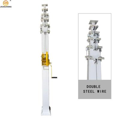 华宏SYD手摇升降伸缩桅杆监控照明通信自立杆可调节高度灯杆