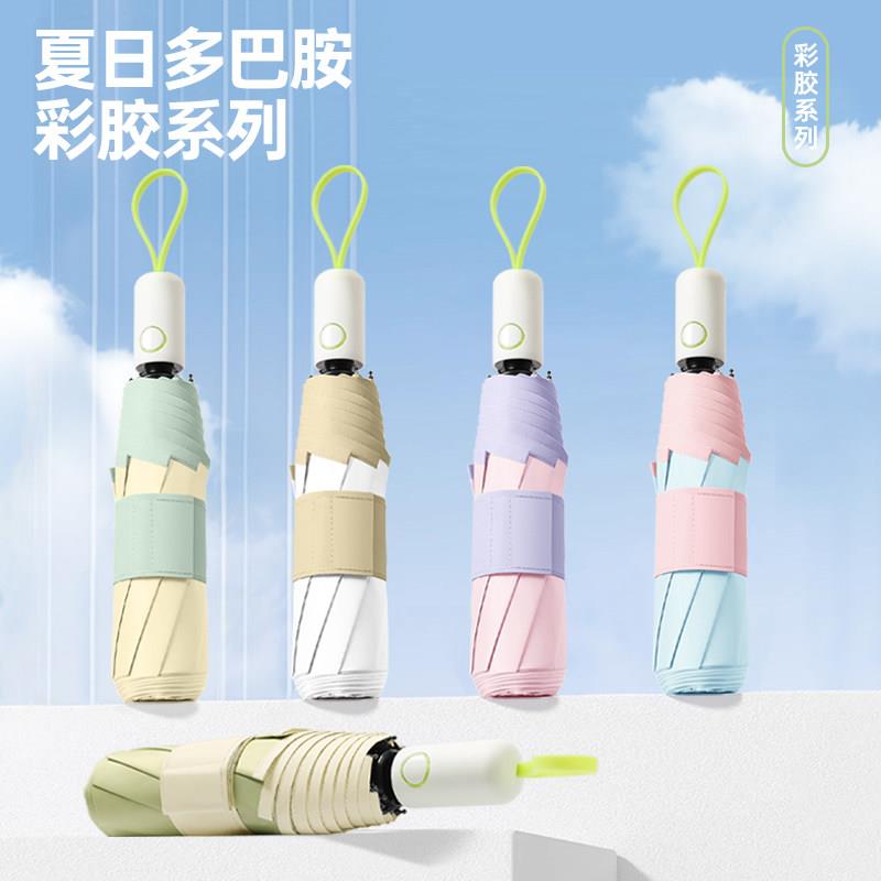 全自节动节收晴雨两用遮阳伞防晒抗UVg20250625阳伞定制印loo刻遮
