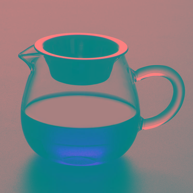 玻韵公道杯玻璃茶漏套装一体加厚耐高温功夫茶分茶器带滤网耐热杯