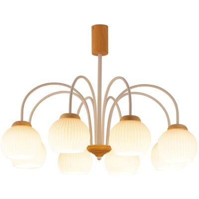 中古日风vintge客厅吊灯a2022新款IGD原木诧大厅主灯风式寂柿子吊