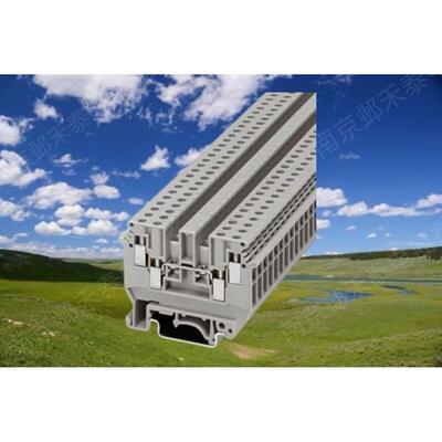 菲尼克斯组合式 双进双出 接线端子 UDK4 2775016 两侧双连接端子