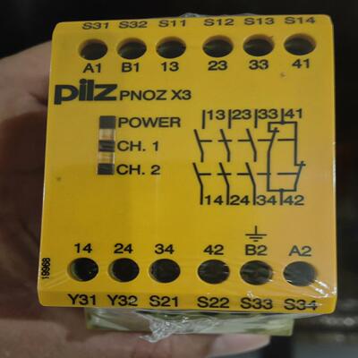 （议价咨询）PILZ皮尔兹安全继电器X3 774310 全新原装 未拆封