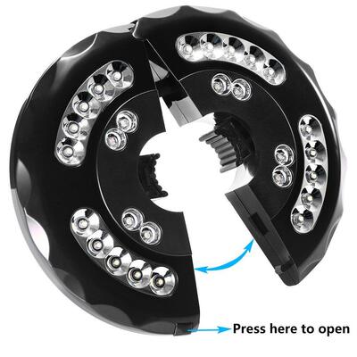 现货20+8LED带夹子挂钩伞灯多功能帐篷灯野营灯罗马伞灯