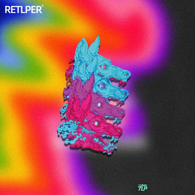 tlp镂空车贴暴躁狼群防水贴纸