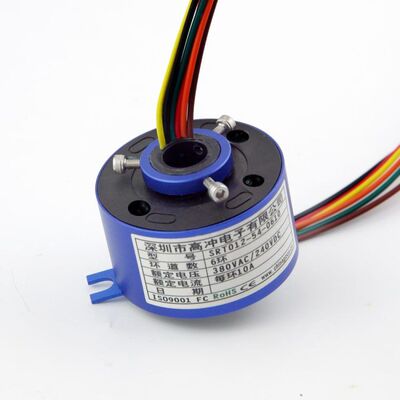 (深圳厂家d)电环电滑环24612路集电环导电环 过孔滑环