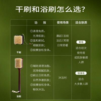 浴干ZJJ18563刷身体刷猪鬃沐毛刷洗澡搓刷澡浴背磨砂膏乌檀木软毛