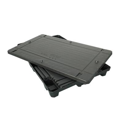 吹塑围板箱1845x110仓库物流中转围板箱有盖物料运输水果塑料框