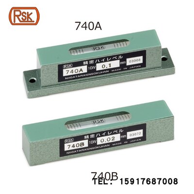日本RSK新泻理研小型精密水平仪740A05/740A01 全新
