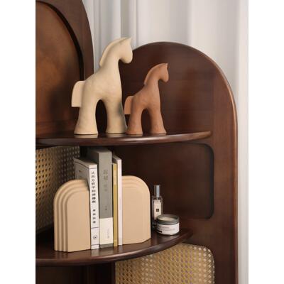 OWM贝汉饰美小众艺术感书挡摆件厅客玄电视柜关陶瓷家居装送男生