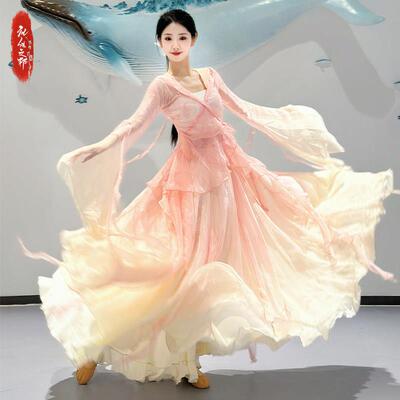 【春颂】礼物仪之邦飘逸仙气新款古典舞蹈演出练功服女中国风舞纱