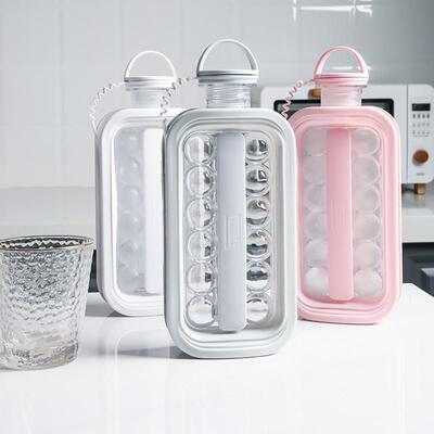 Ice Ball Mold 2-in-1 Ice Cube Maker Water Bottle Ball Making