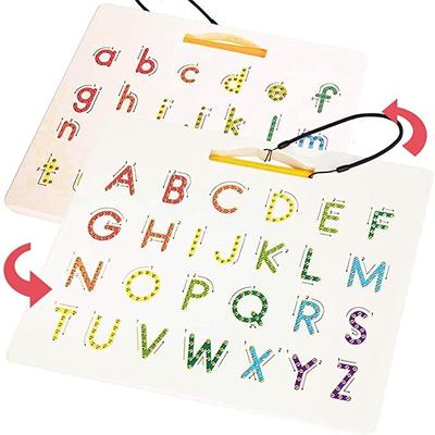 2 In 1 Magnetic Drawing Board toys Alphabet Letter Tracing B