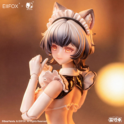 EIIFOX×BearPanda猫女仆手办