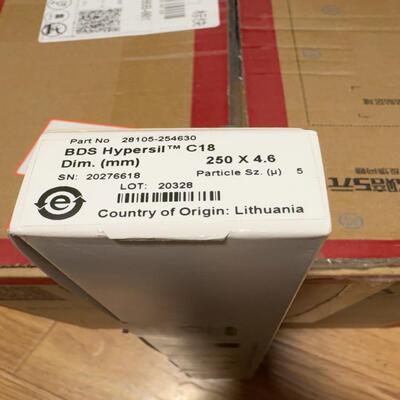 议~赛默飞色谱柱，28105-254630，