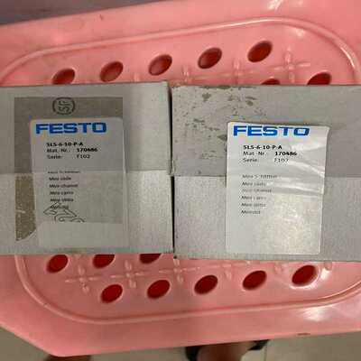 费斯托滑台气缸SLS-6-10-P-A 170486两个~议价
