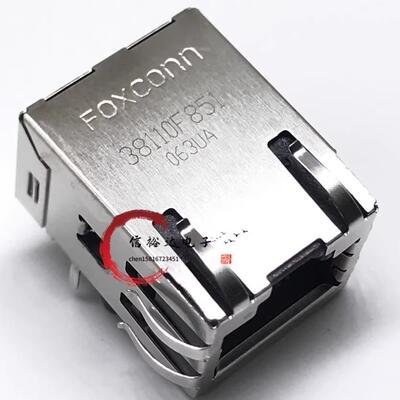 FOXCONN RJ45母座插孔带滤波10P8C接口 不带LED JFM38110-F851-4F