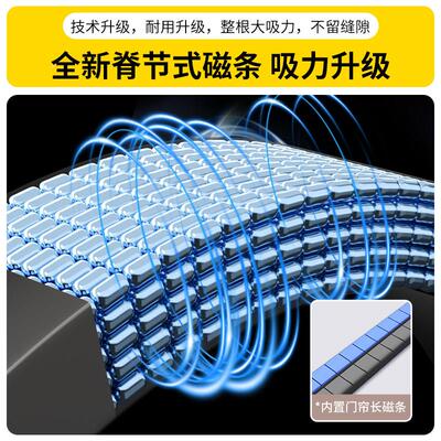 夏季新端款家用蚊门帘魔术免打孔隔断纱门纱窗磁防性贴自吸高zmy-