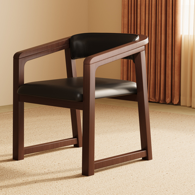 速发家用餐椅餐桌椅餐厅简意设计凳书创约茶椅新中式书房子桌椅子