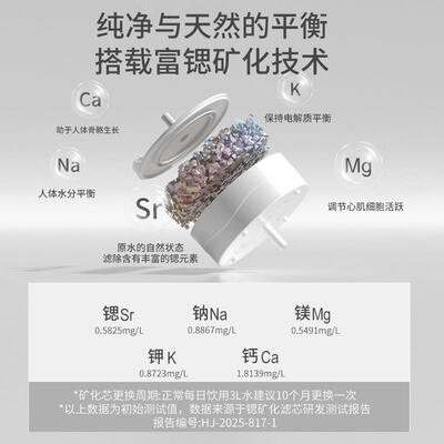 西町茶吧2机06新款家用2矿化富锶智能底部XBR-708上水培生炖水煮