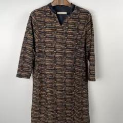 柯罗芭冬季专柜同款针织印花连衣裙  LT1490 ￥3490