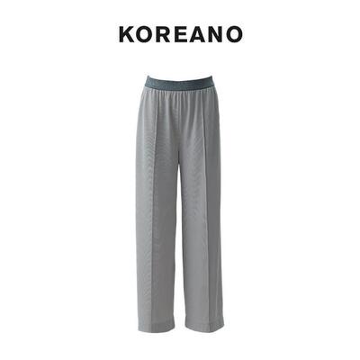 柯利亚诺夏季专柜同款星月灰针织阔腿裤  KT4407(UN) ￥2280