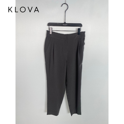 柯罗芭夏季专柜同款深灰色经典高腰直筒裤  KW6729 ￥2990