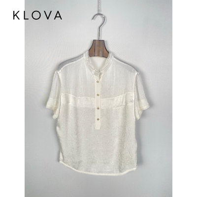 柯罗芭夏季专柜同款时尚肌理衬衣  CW5903 ￥2590