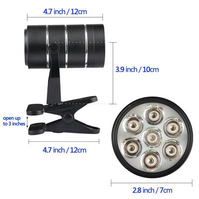 全光谱植物生长补光叶LUY夹子灯卉发财树茎光多肉植物花水草补灯