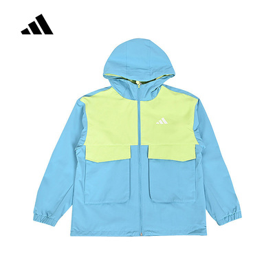 阿迪达斯 （adidas）|（新款）2026春男大童梭织夹克 KG5943