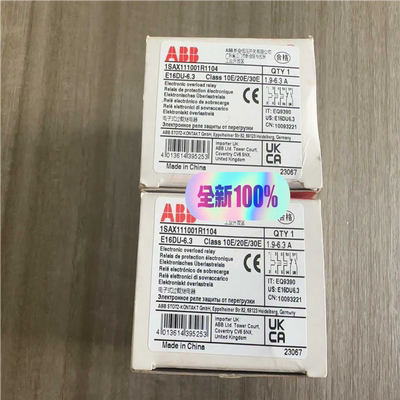ABB电子式过载继电器  1SAX111001R11（憨憨电子）