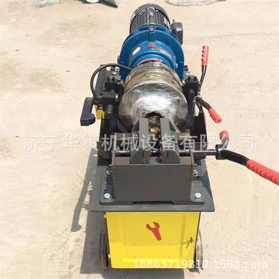 策牌钢筋套丝电SIN动钢筋剥肋车丝机机华40型钢筋直螺纹滚丝机