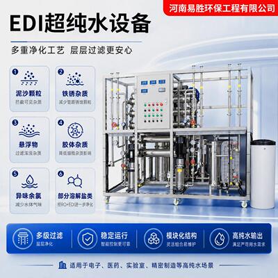 双级反渗透EDI超纯水设备水处理设备去离子RO净水机实验室纯水机