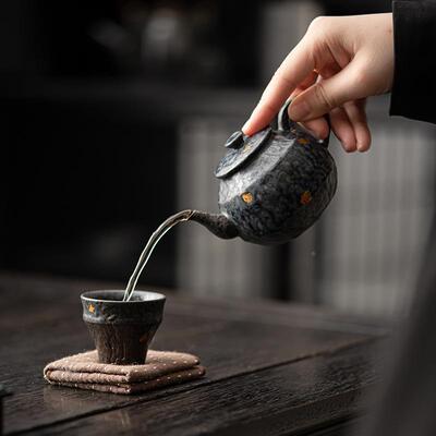 空寂斋汉中铜壶功夫家岩用青AK010釉可养泡高档泡茶器老泥壶茶复