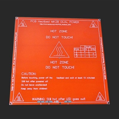 3D打印机 PCB热床 Mk2b 12/24双电源 214x214mm Mk2a