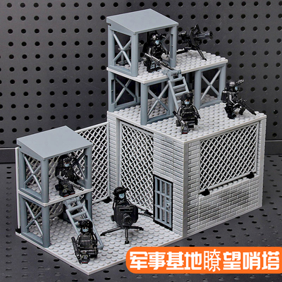 军事积木人仔幽灵特种兵