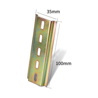 标准导轨C45安装卡轨断路器空开漏保继电器接触器通用1节轨道10CM