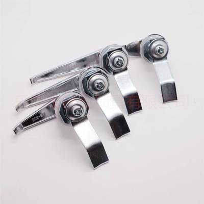 Ms301-3-4-5配电箱铝合金门锁锌合金电控柜电控柜钥匙把手锁箱303