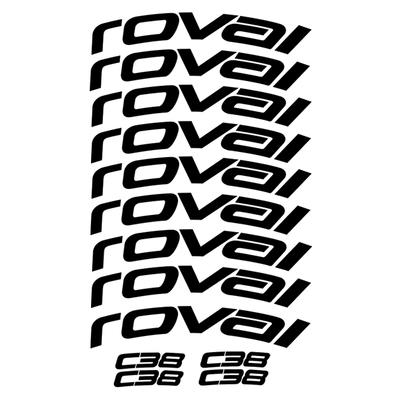 公路轮组贴roval C38s Disc碟刹刀圈轮组车圈贴纸C38轮组改色防水