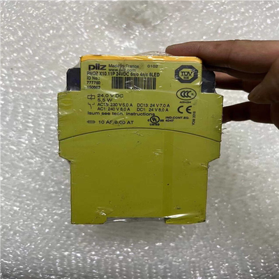 (询价)777750pilz皮尔兹安全继电器实物图拍摄，底部有点