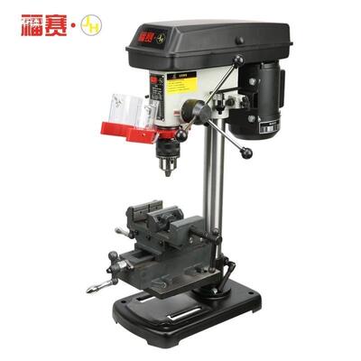 福赛220v功能台钻小型床家用16mm铣工907业级精度台式其无多刷电