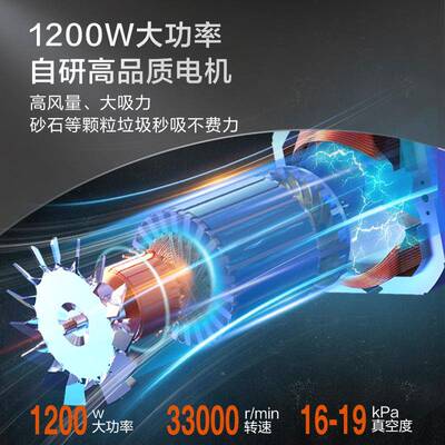 吸亿力强尘器家用大吸力用46150大率美缝专用吸尘机功自动工业吸