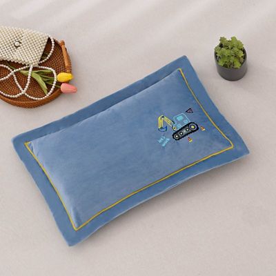 冬季加厚a类儿童枕套牛奶绒枕头保暖30x50cm宝宝枕头套儿童小枕头