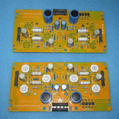 好声的德國线路12AU7+6P14 10W&times;2推挽线路板有正装反装二款