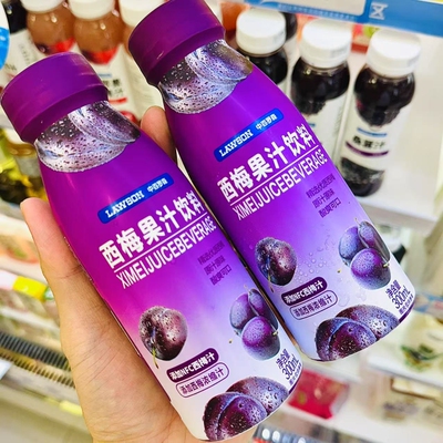 中百罗森长沙代购西梅果汁冰杨梅小青柠汁300ml果汁饮料